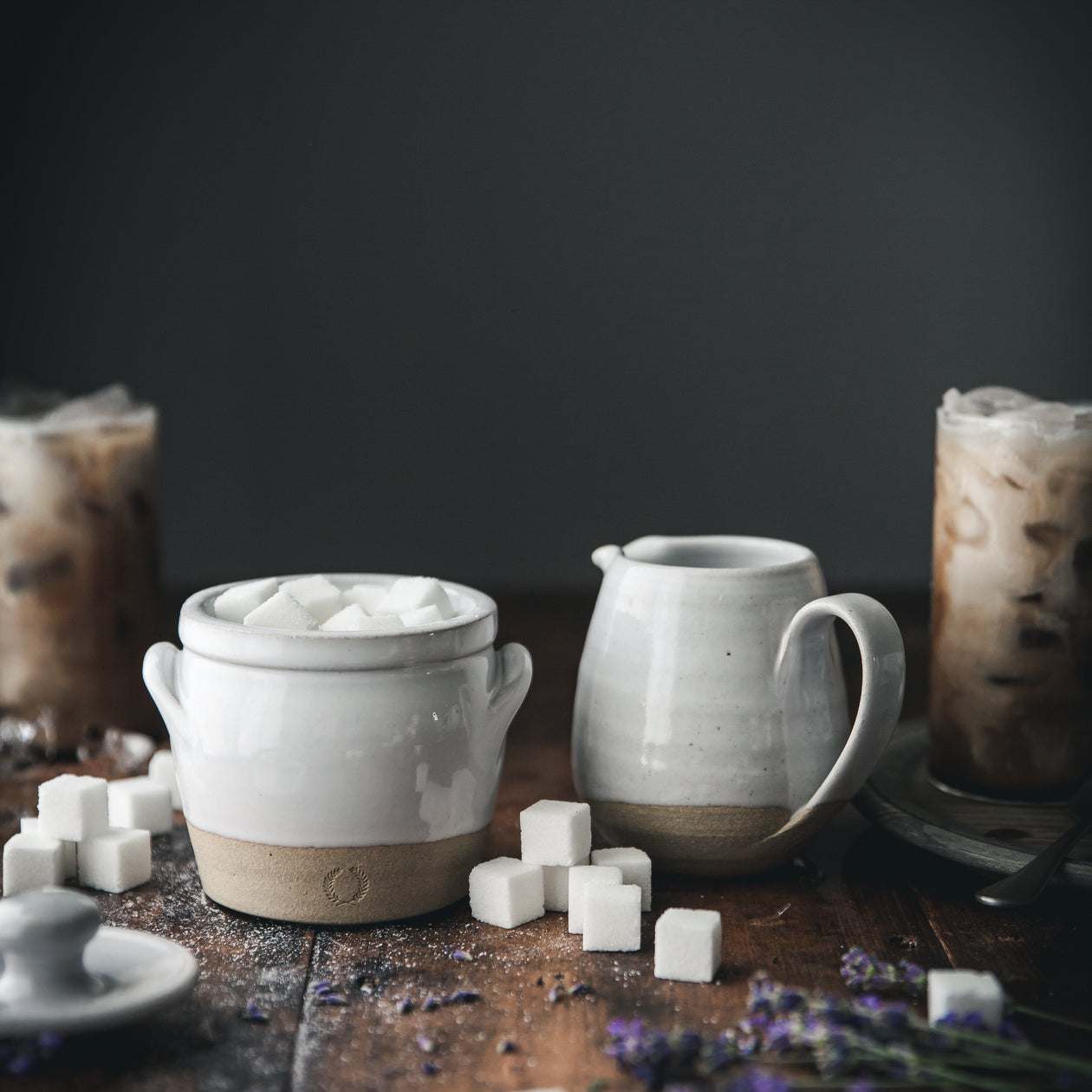 Farmhouse Pottery | Farmer's Sugar and Creamer Set – Milk Street Store