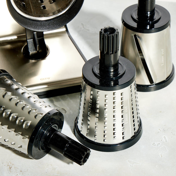 Gefu Transforma Tabletop Rotary Grater with Three Drums | Milk Street Store